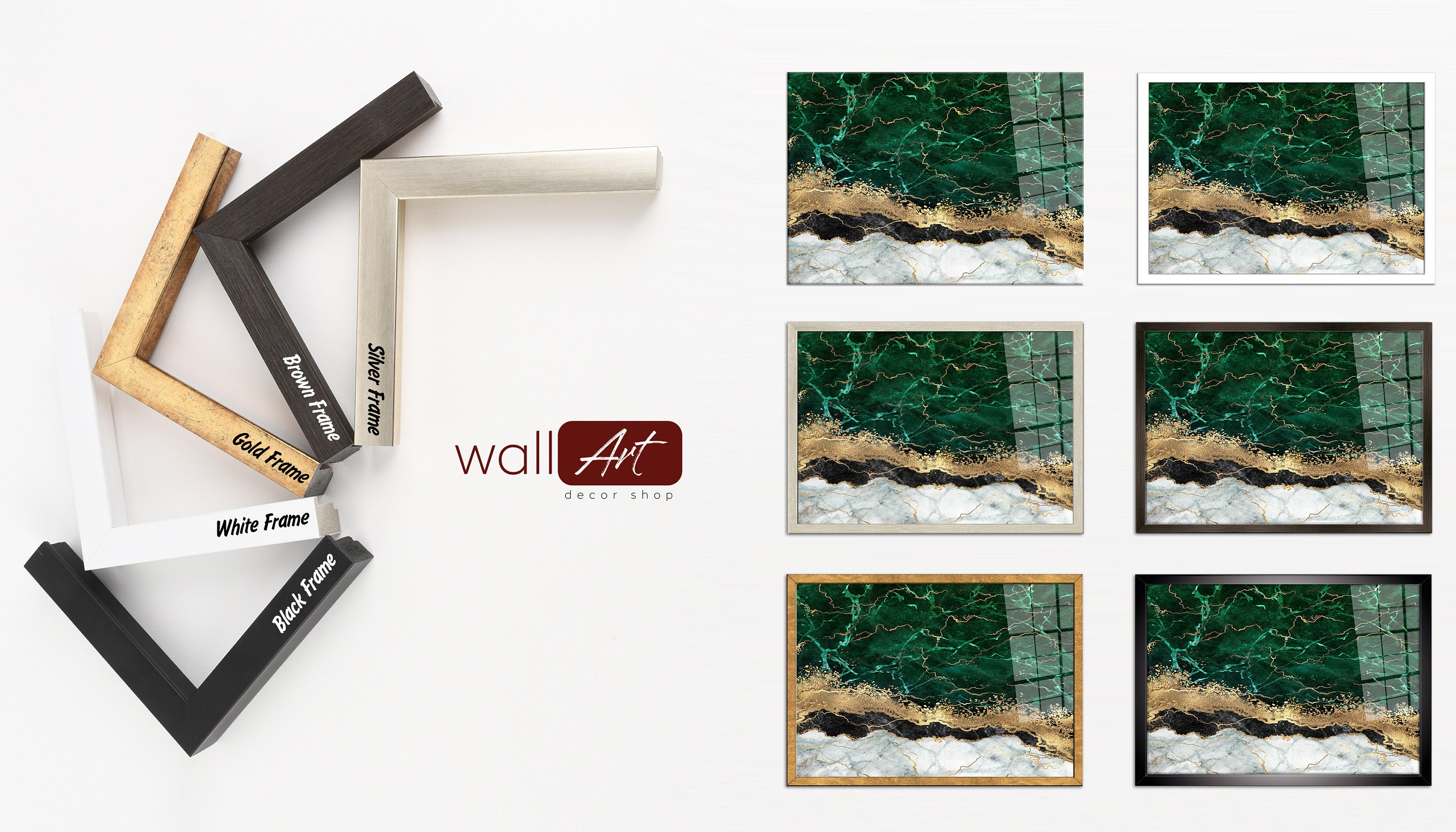Wall Decor, Glass Art, Glass, Abstract Sea Painting, View Glass Wall ...