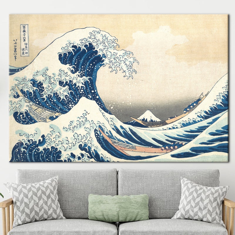 Contemporary Wave Art - Etsy