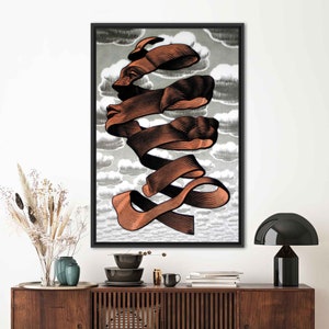 Rind by MC Escher, Rind by MC Escher 3D Canvas, Maurits Cornelis Escher ...