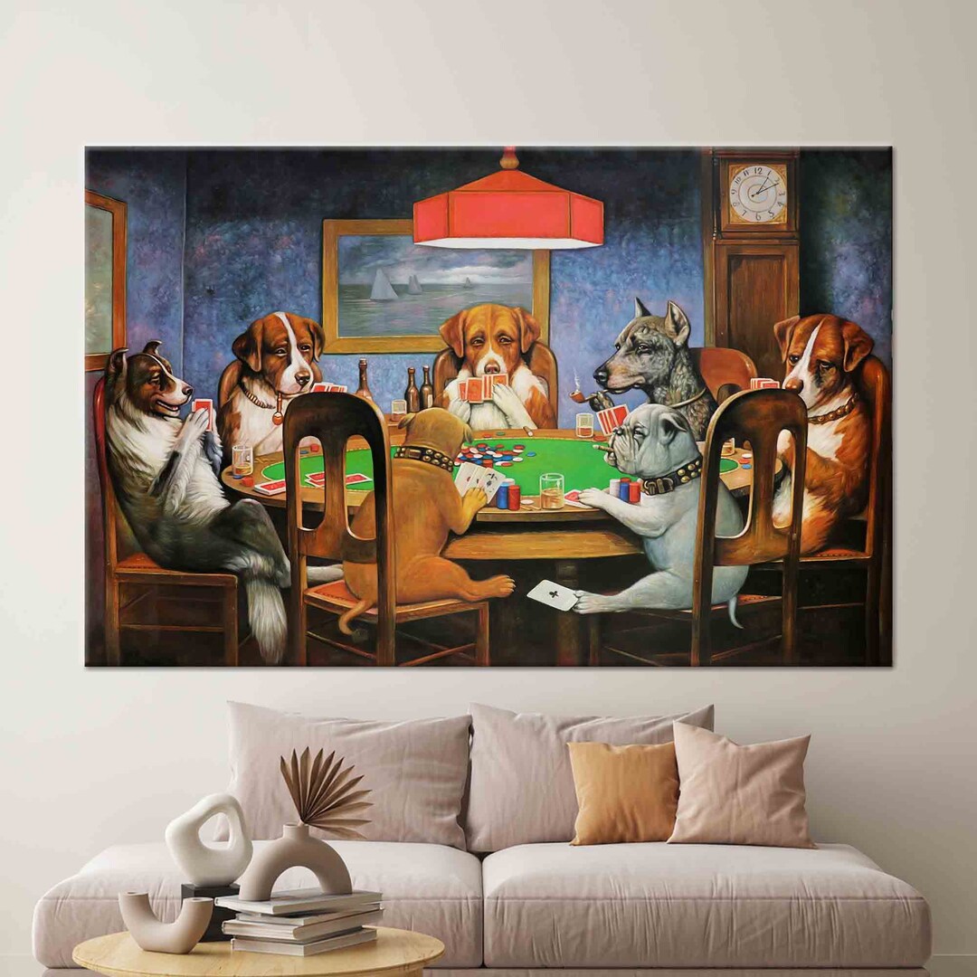 Gaming Room Decor, Playing Room Wall Art, Cassius Marcellus Coolidge A ...
