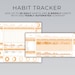 Habit Tracker Spreadsheet Template for Google Sheets, Daily Weekly and ...