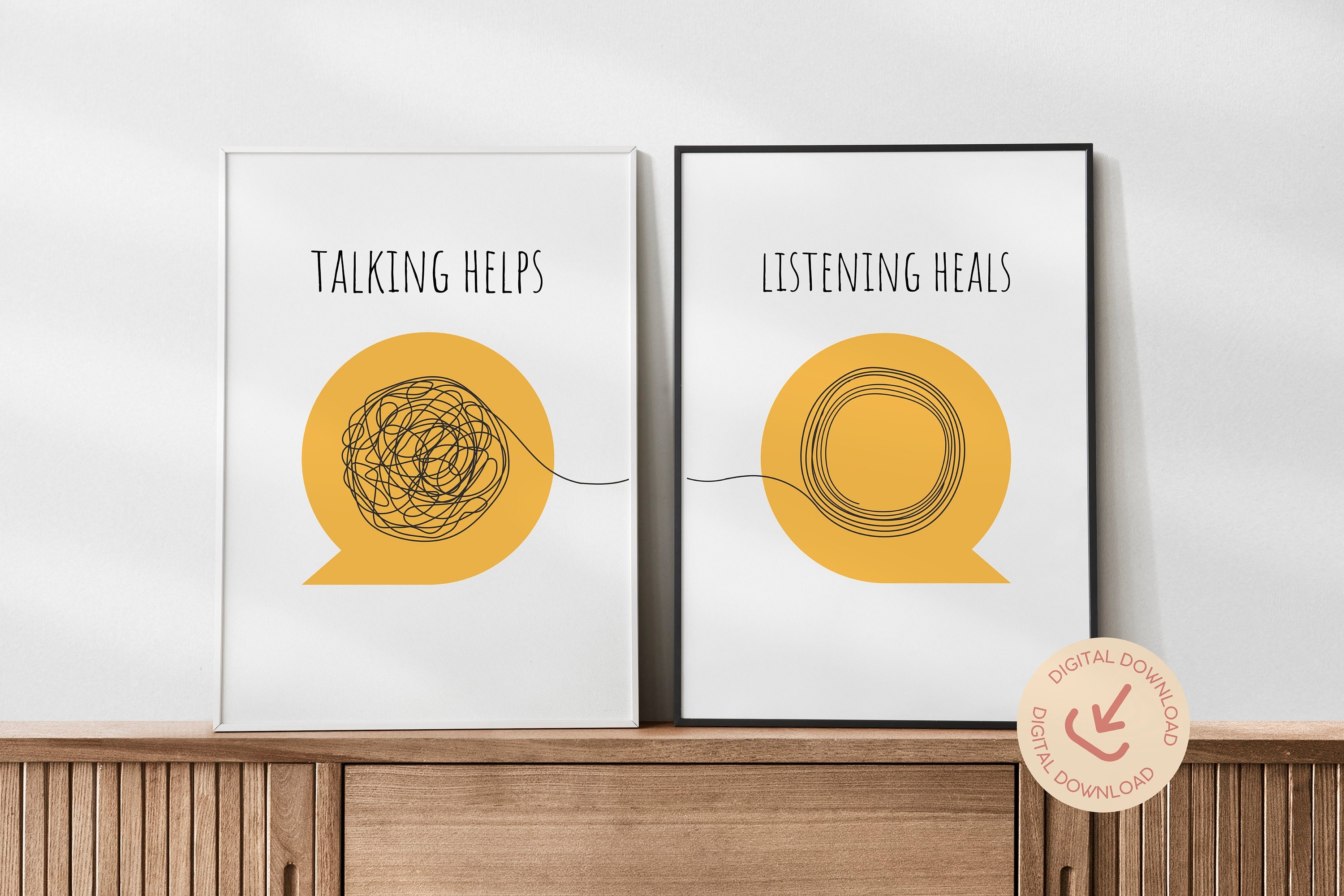 Mental Health Poster, Therapy Office Decor, School Counselor, School ...