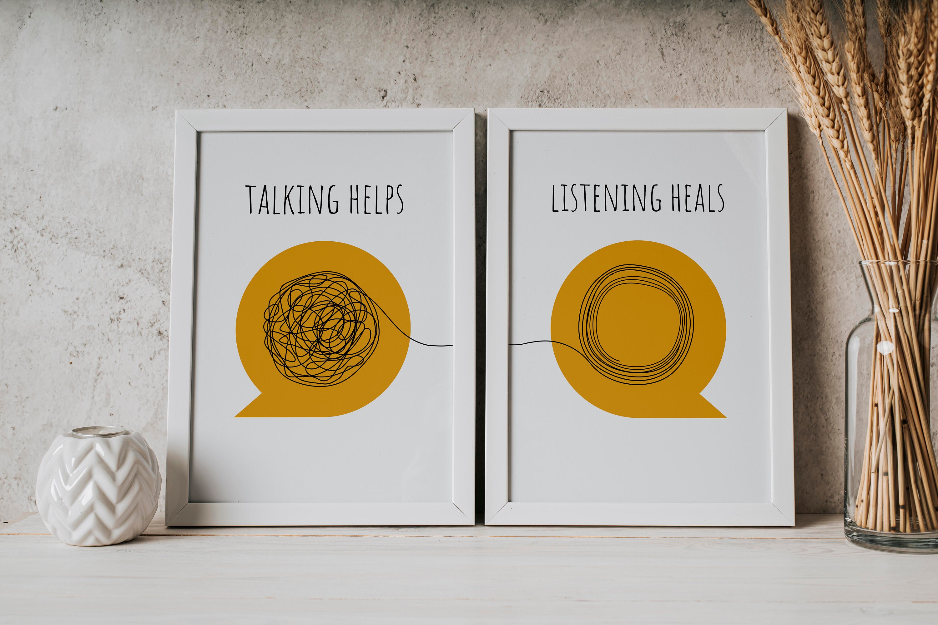 Mental Health Poster, Therapy Office Decor, School Counselor, School ...