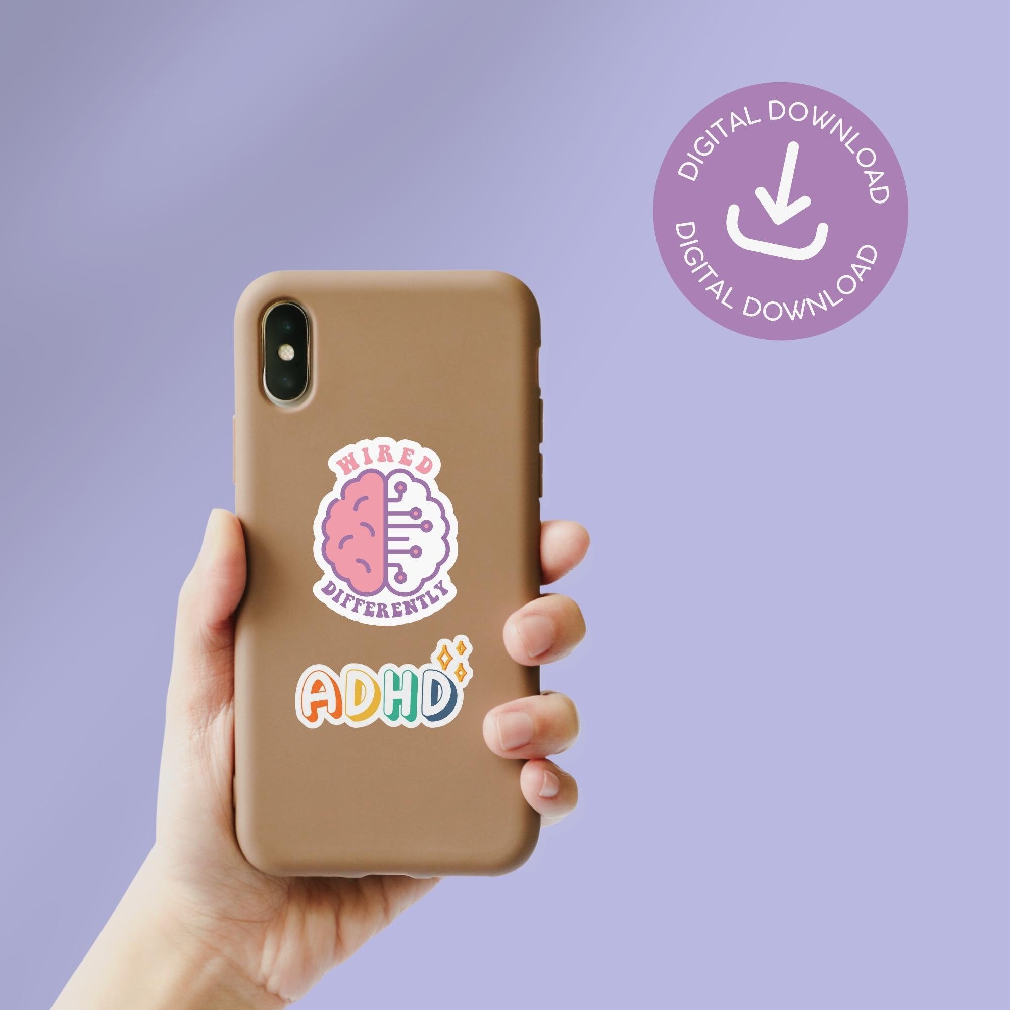 ADHD Sticker Printable ADHD Sticker Pack ADHD Planner - Etsy Australia