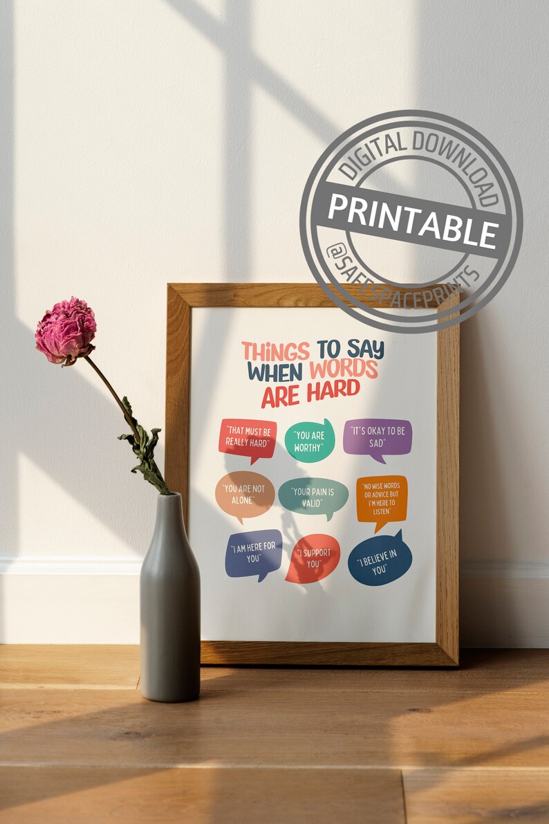 Mental Health Poster, Therapy Office Decor, Mental Health Printable ...