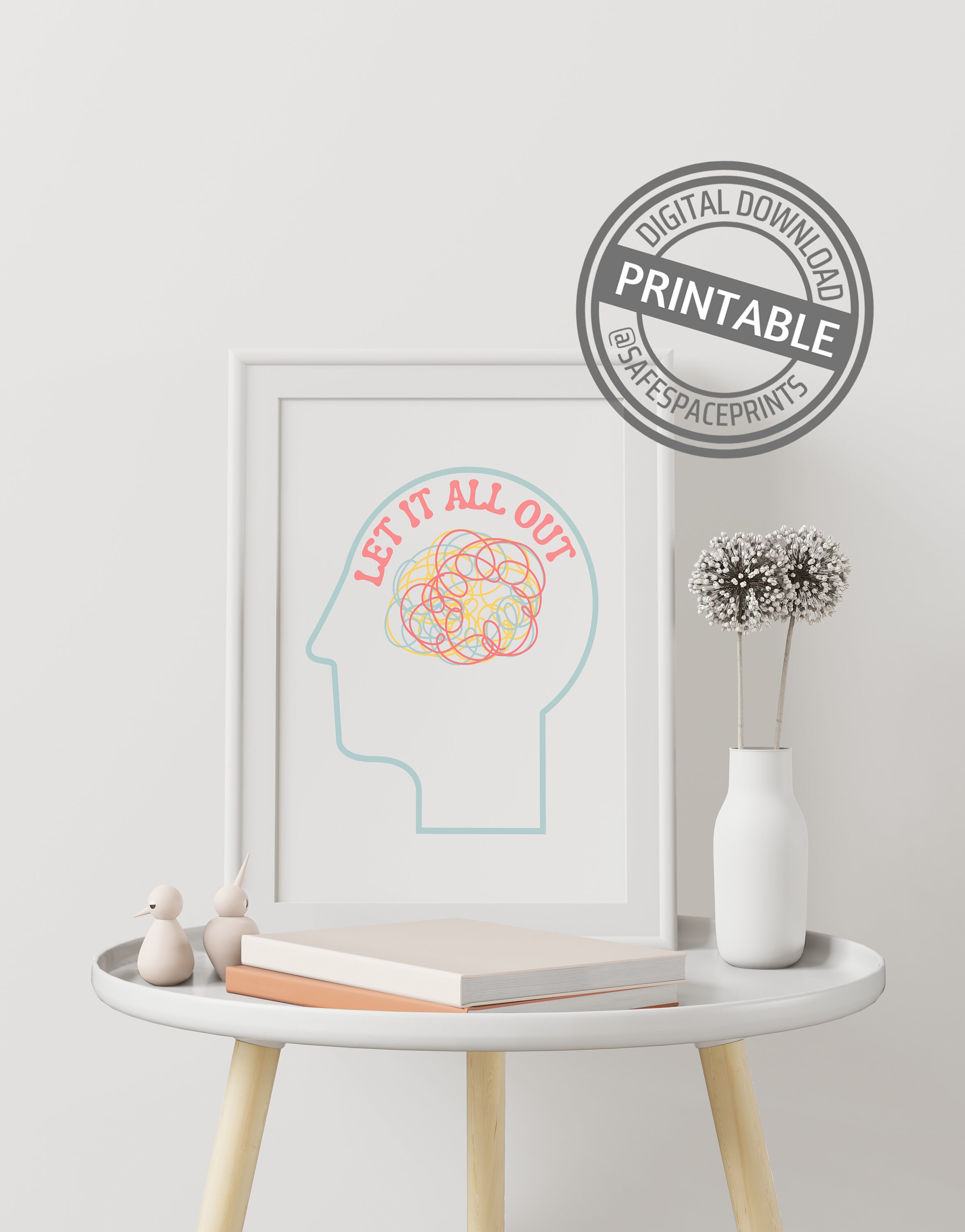 Mental Health Printable Poster: Therapy Office Decor (digital Download ...