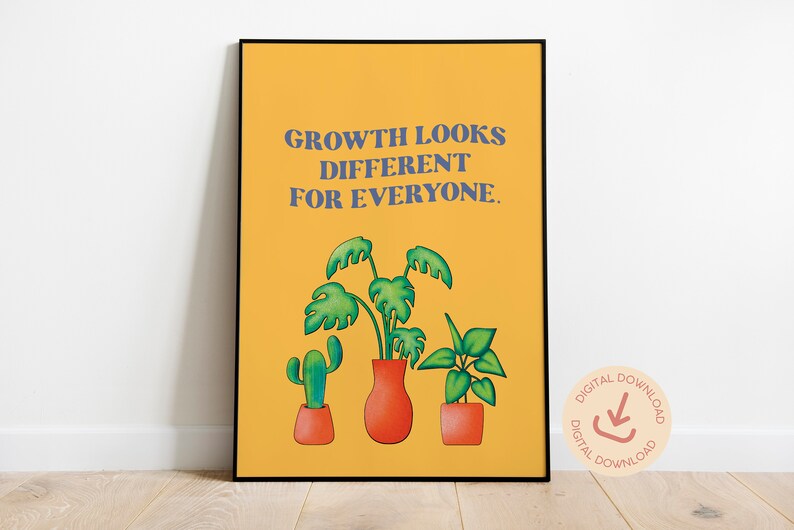 Mental Health Poster, Affirmation Wall Art, Therapy Office Decor ...