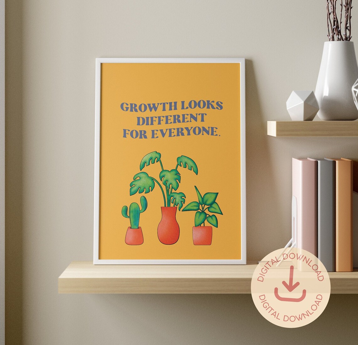 Mental Health Poster, Affirmation Wall Art, Therapy Office Decor ...