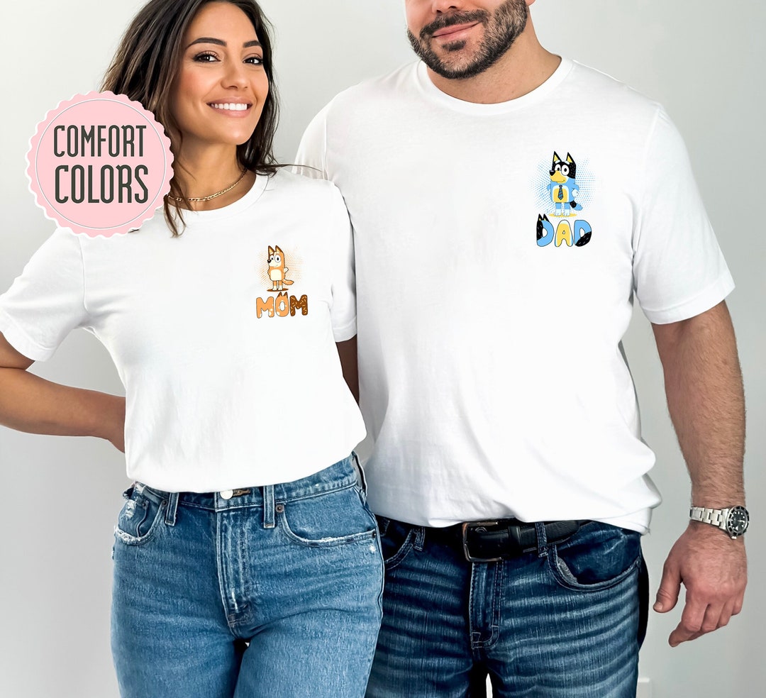 Bluey Family Shirt Collection Bluey Mom & Dad Tees Bluey Birthday Party ...