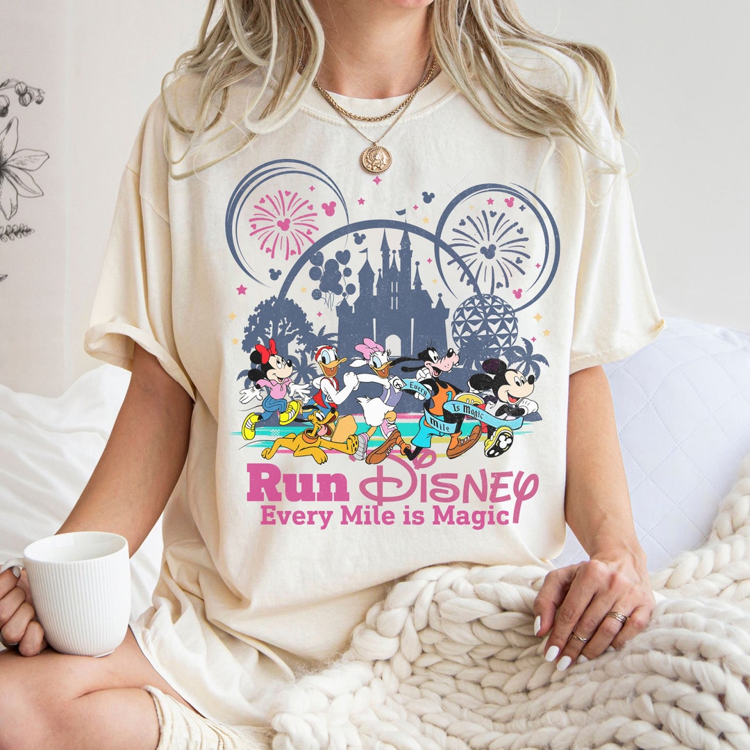Mickey and Friends Run Disney Shirt-every Mile is Magic,walt Disney ...