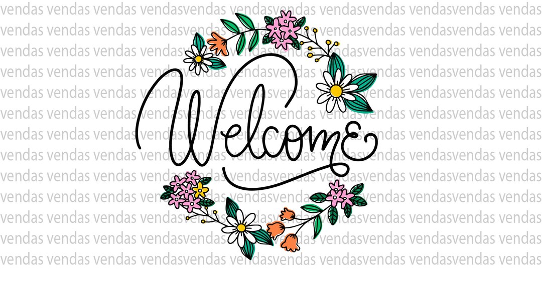 Welcome Rounded SVG PNG Curved Welcome SVG Welcome Mat Svg Welcome Mat ...