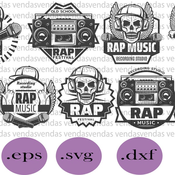 Rapper Svg - Etsy