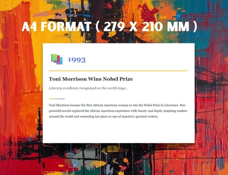 Black History Month Timeline PDF, 1619- 2021, Printable Educational ...