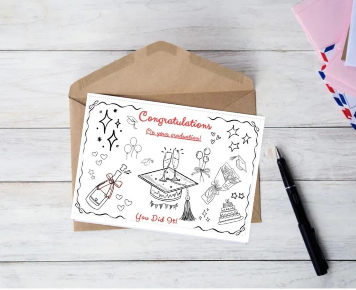 Graduation Card Printable, Congratulations On Your Graduation Card ...