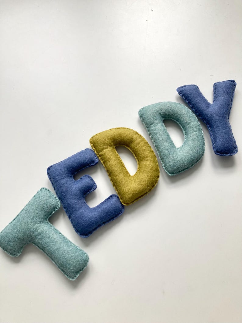 Felt Alphabet Garland Pattern PDF | Sewing Pattern | DIY Letters ...