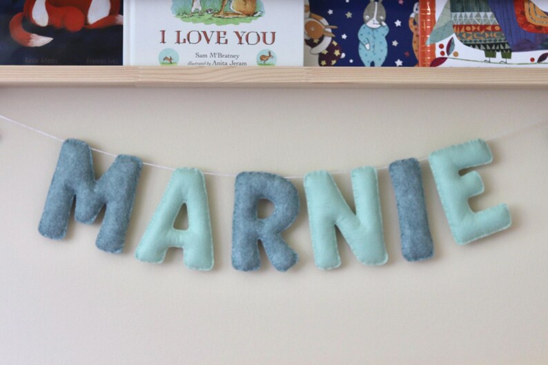 Felt Alphabet Garland Pattern PDF | Sewing Pattern | DIY Letters ...