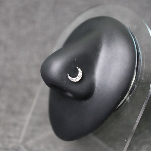 Moon Nose Ring - Etsy