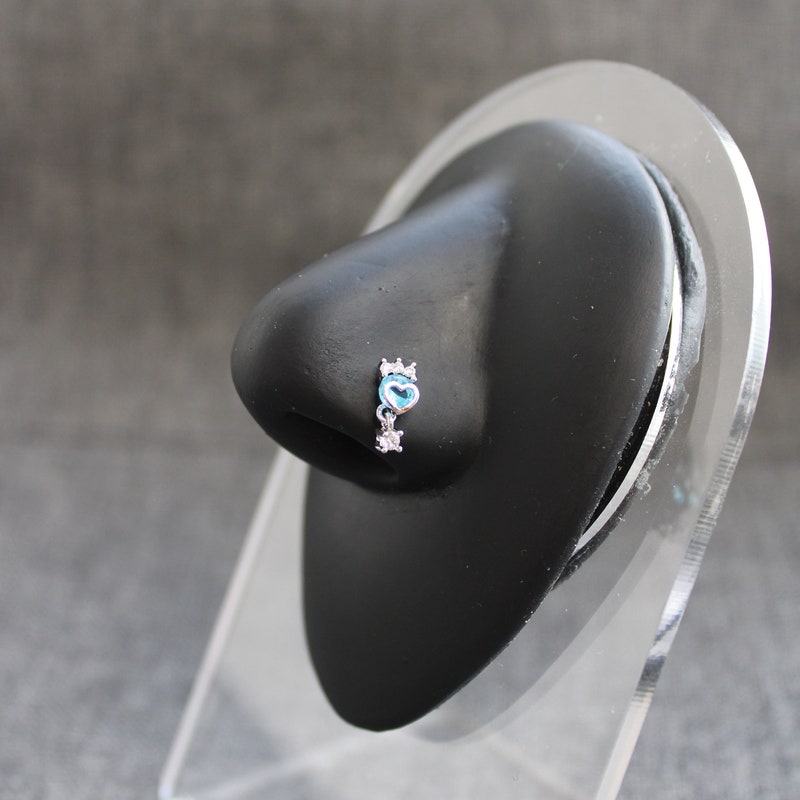 Blue Nose Ring - Etsy