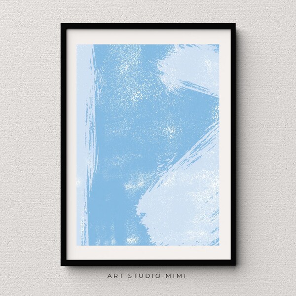 Light Blue Wall Art - Etsy