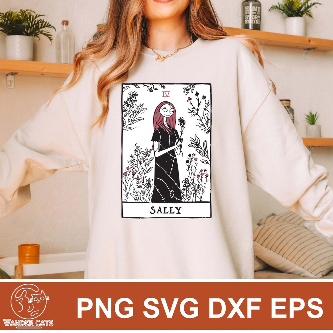Sally Card Svg Wildflowers Svg Nightmare Friends - Etsy