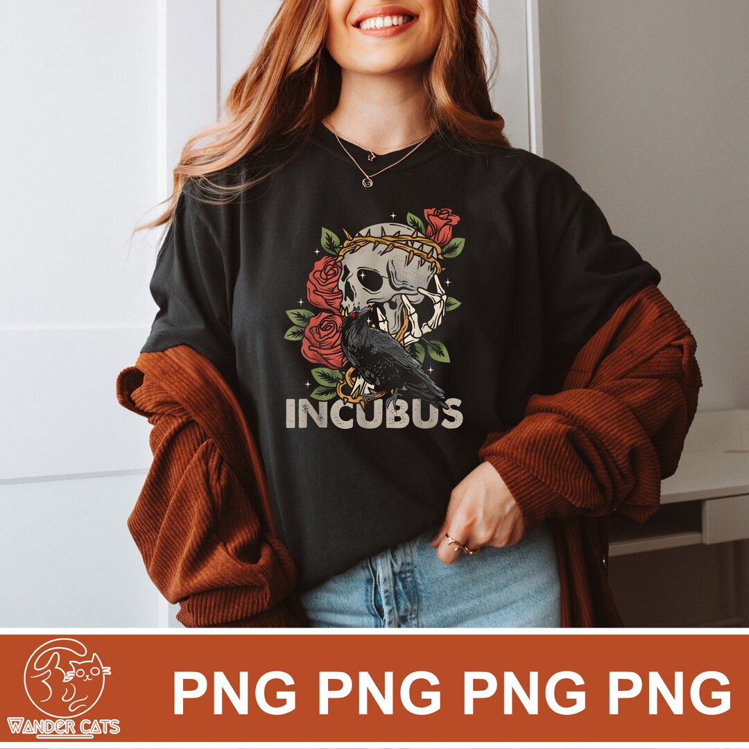Incubus Png, Rose Skull Png, Crow Png, Incubus Crow Png, Music Tour ...