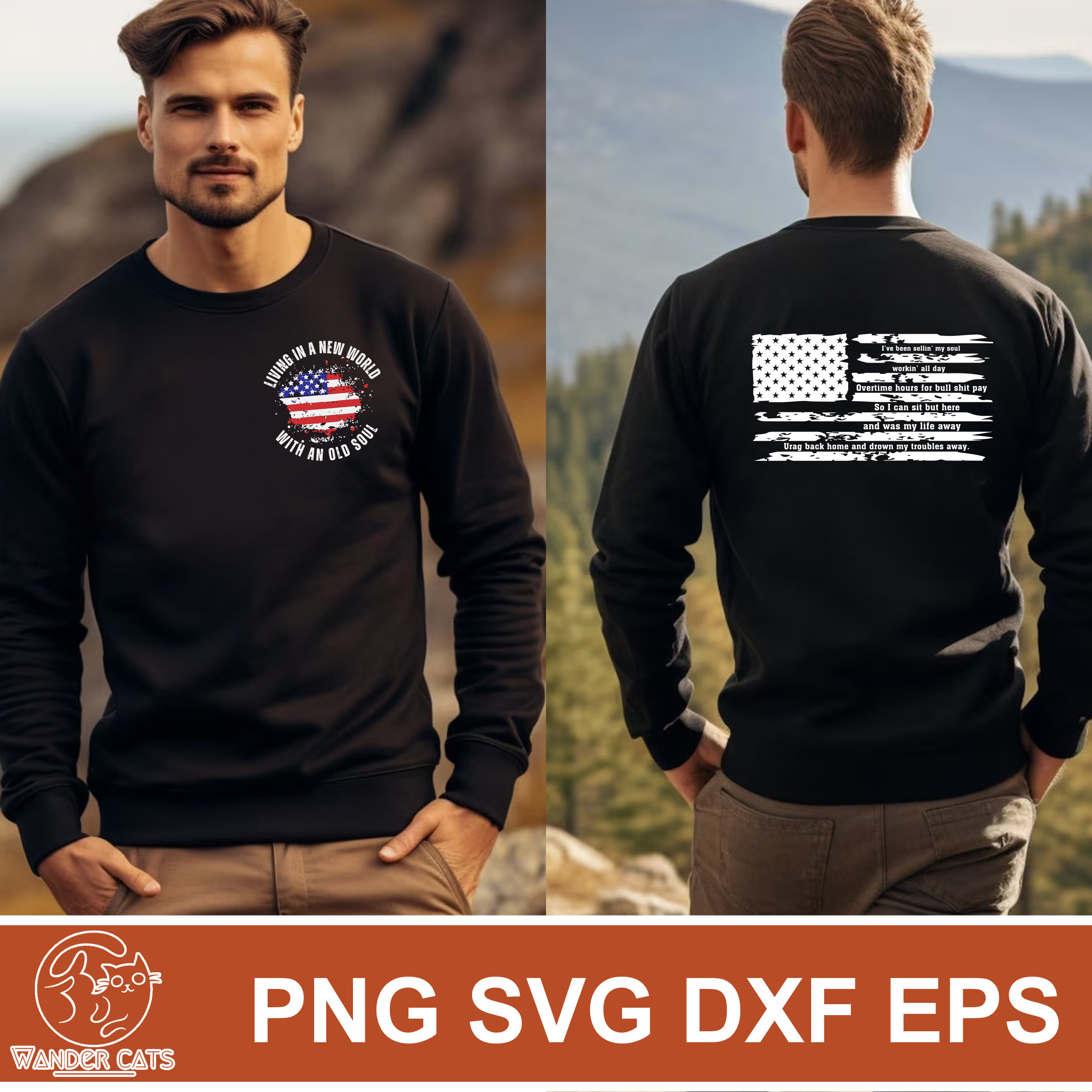 Music Song Lyric Svg, Usa Flag SVG, Rich Men Svg,north of Richmond Svg ...