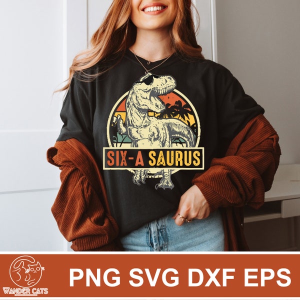 Six a Saurus - Etsy