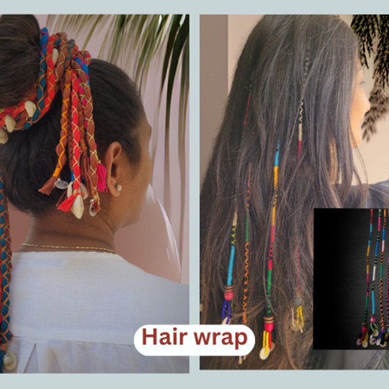 Bohemian Hair Wraps - Etsy