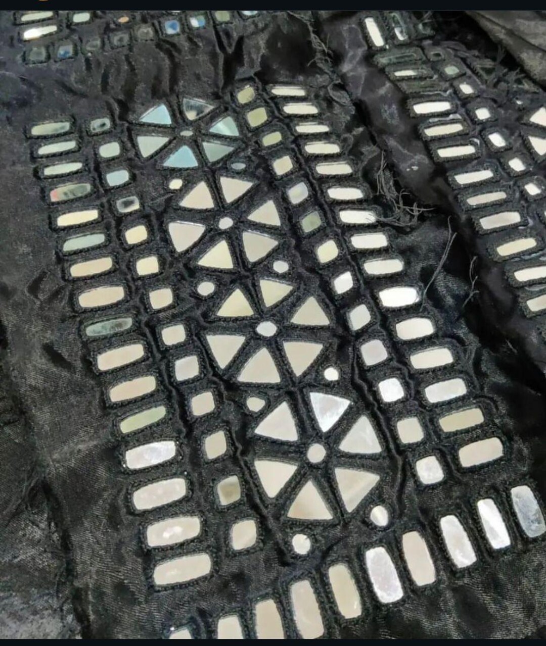 Kutch Handwork Different Colored Square Ethnic Patch With Mirrorwork ...