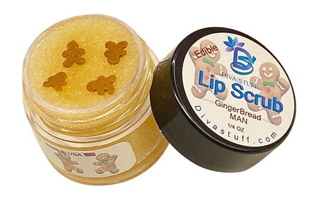 Diva Stuff Lip Scrub, Gingerbread Man - Etsy