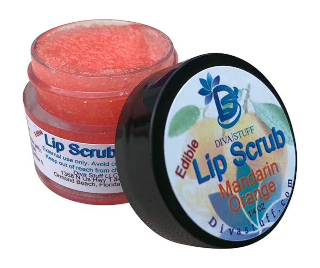 Diva Stuff Lip Scrub, Mandarin Orange - Etsy