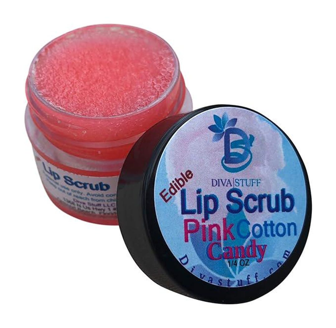 Diva Stuff Lip Scrub, Pink Cotton Candy - Etsy