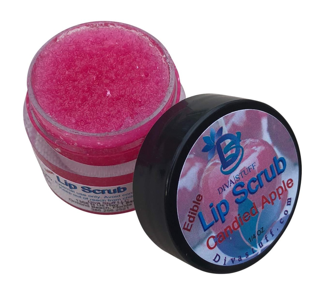 Diva Stuff Lip Scrub, Candied Apple - Etsy