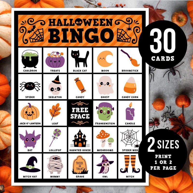 Halloween Bingo - Etsy