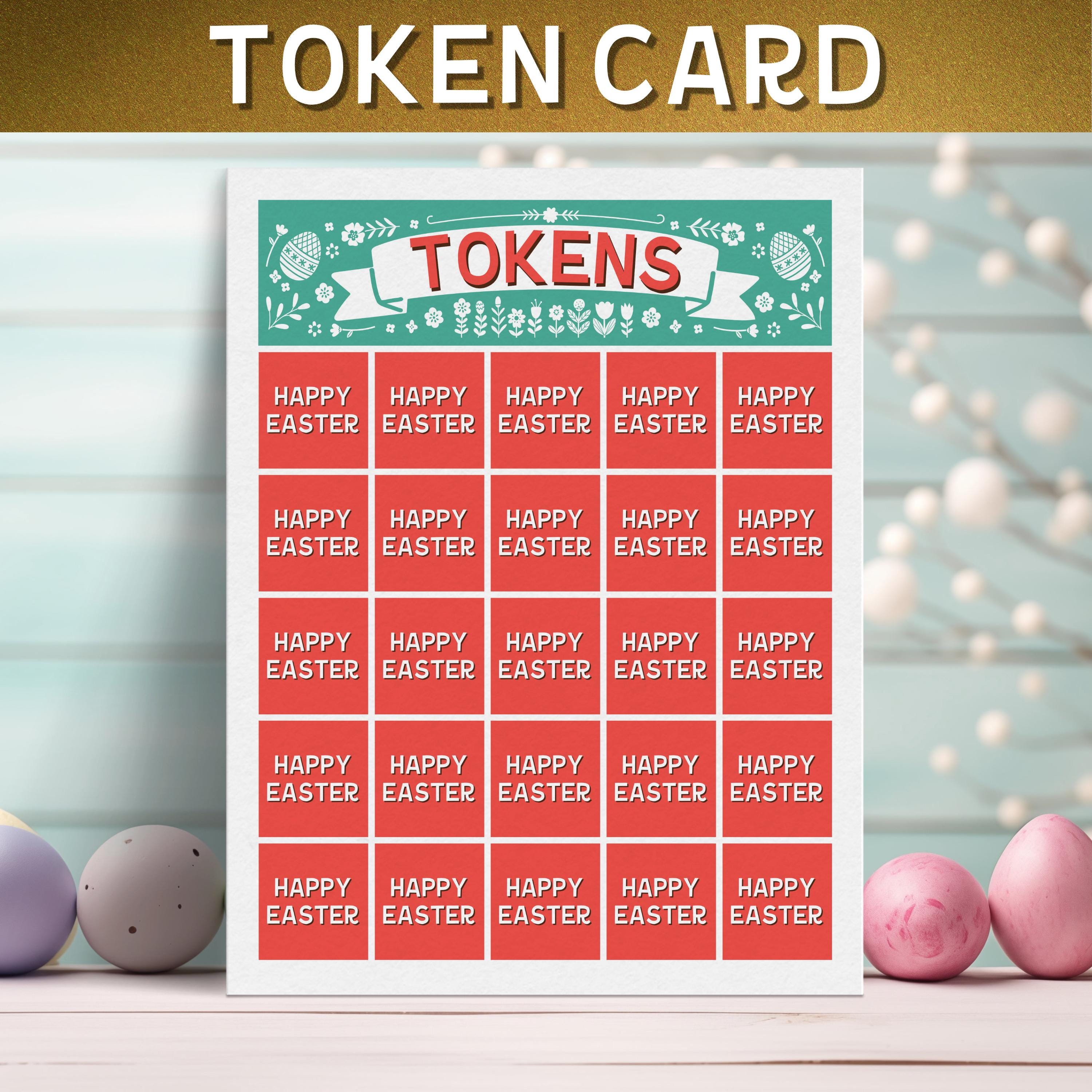 Easter Bingo Set, 30 Easter Bingo Cards, Kids Adults Holiday Party Game ...