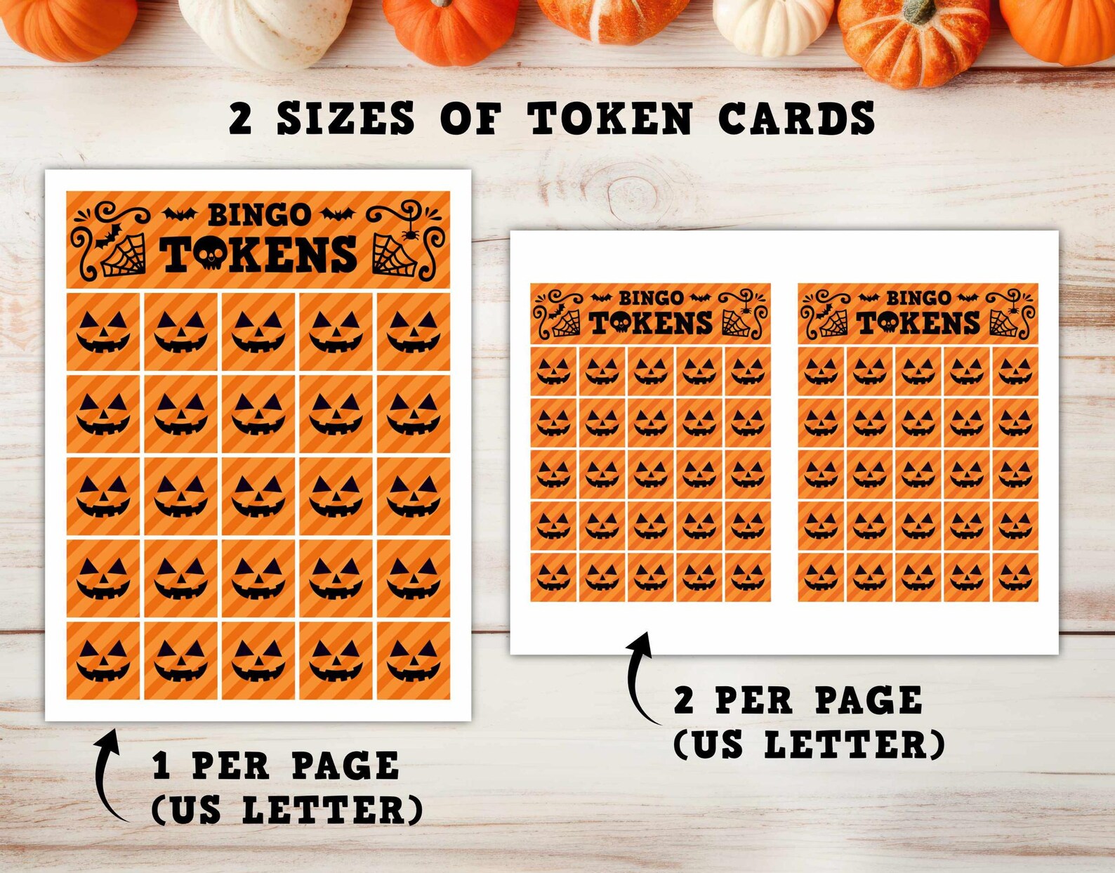 Halloween Bingo Set, 30 Halloween Bingo Cards, Kids Halloween Party ...