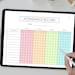 Printable Multicolor Student Attendance Trackers (4 Weeks), Daycares ...