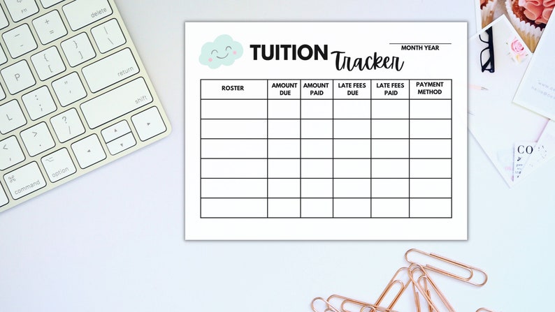Tuition Tracker Cloud Version Daycares Homeschools Etsy Tuition Tracker Cloud Version Daycares Homeschools Etsy