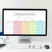 Printable Multicolor Student Attendance Trackers (4 Weeks), Daycares ...