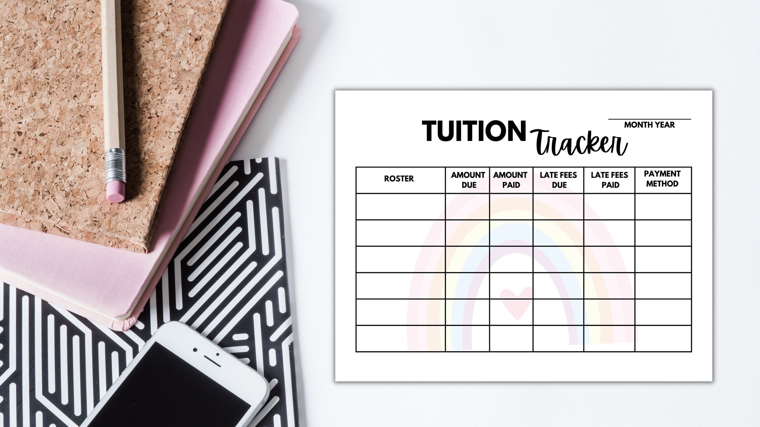 Tuition Tracker rainbow Version Daycares, Homeschools, Preschools ...