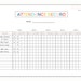 5 Week Editable Student Attendance Sheet | Daycares, Homeschools ...