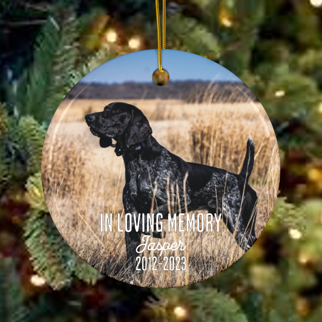 Custom Dog Memorial Ornament, in Loving Memory of Dog Keepsake, Dog ...