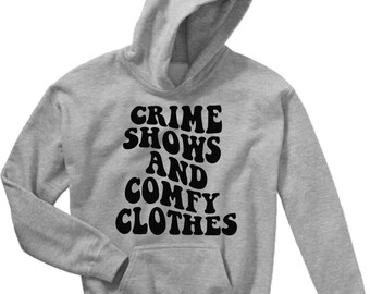 True Crime Hoodie, True Crime Shirt, Crime Show Lover Gift, Criminal TV ...