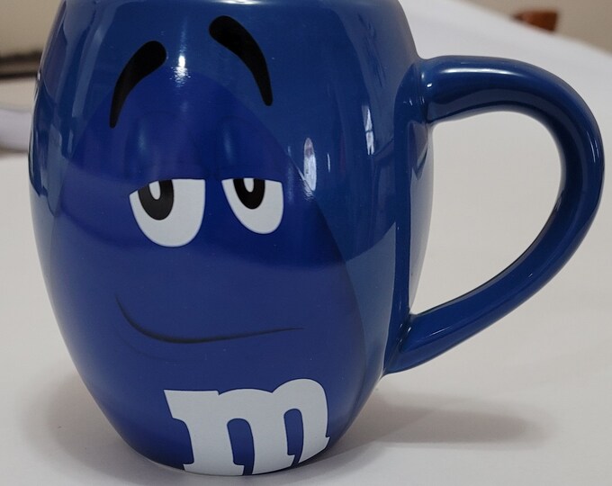 M&M Blue Mug 16oz - Etsy