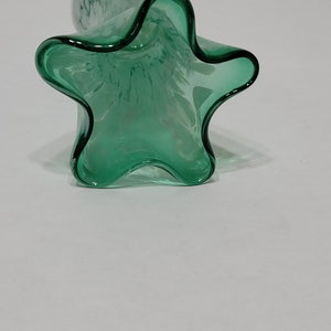 Very Pretty Green Splatter Glass Vase - Etsy