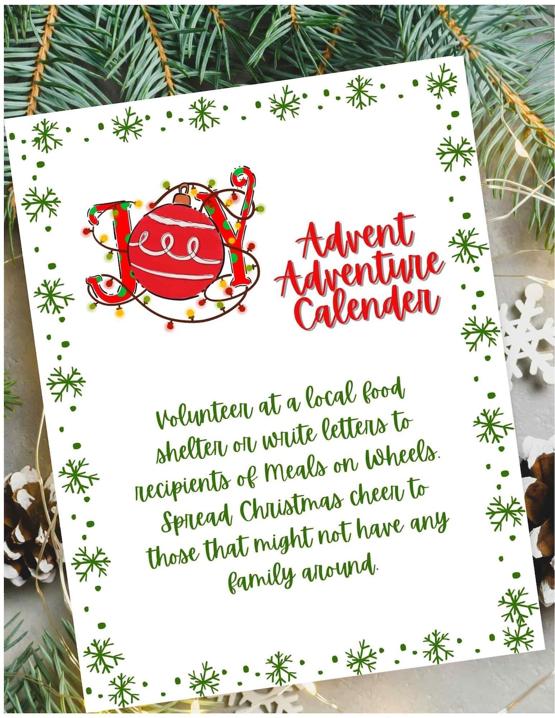 Easy Printable PDF! Advent Adventure, Advent Activities, Family Advent ...