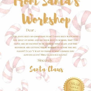 Custom Template, Fillable PDF, Printable PDF, Digital Download, Santa ...