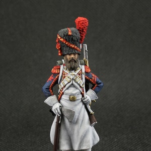 Painted Tin Soldier 54 Mm Historical Miniature Napoleonic Sapper France ...