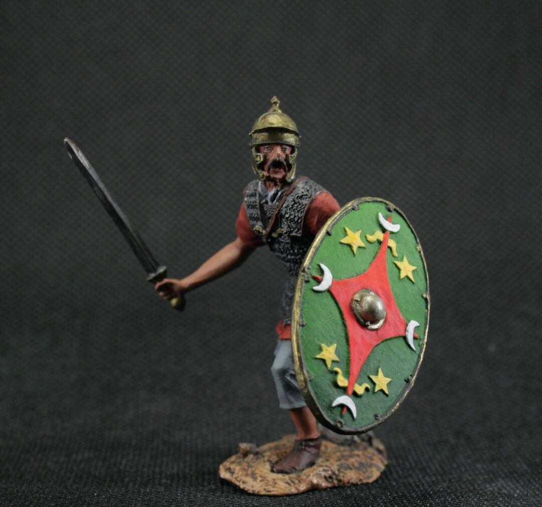 Collectible Tin Toy Soldier 54 Mm Painted Historical Miniature Ancient ...