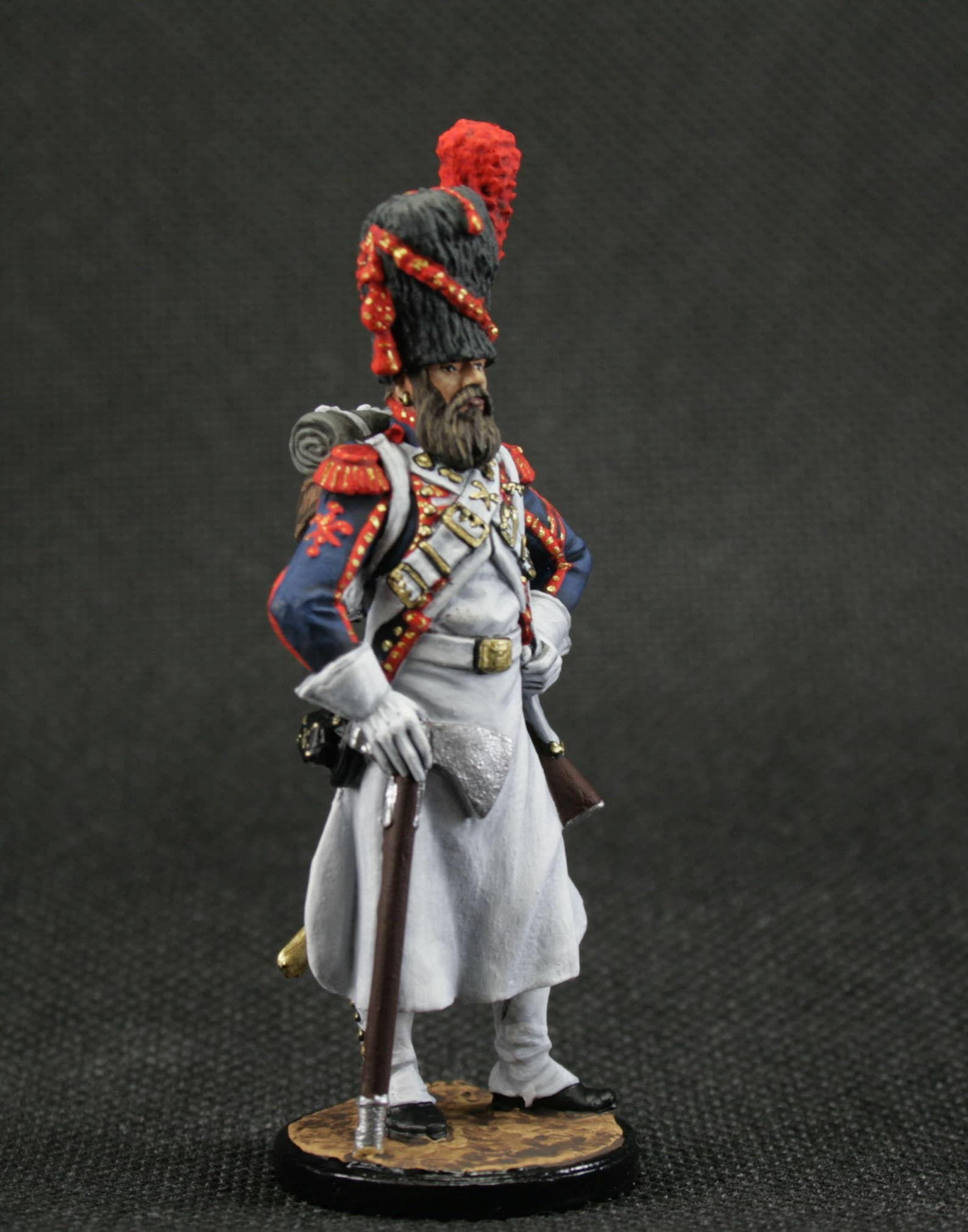 Painted Tin Soldier 54 Mm Historical Miniature Napoleonic Sapper France ...